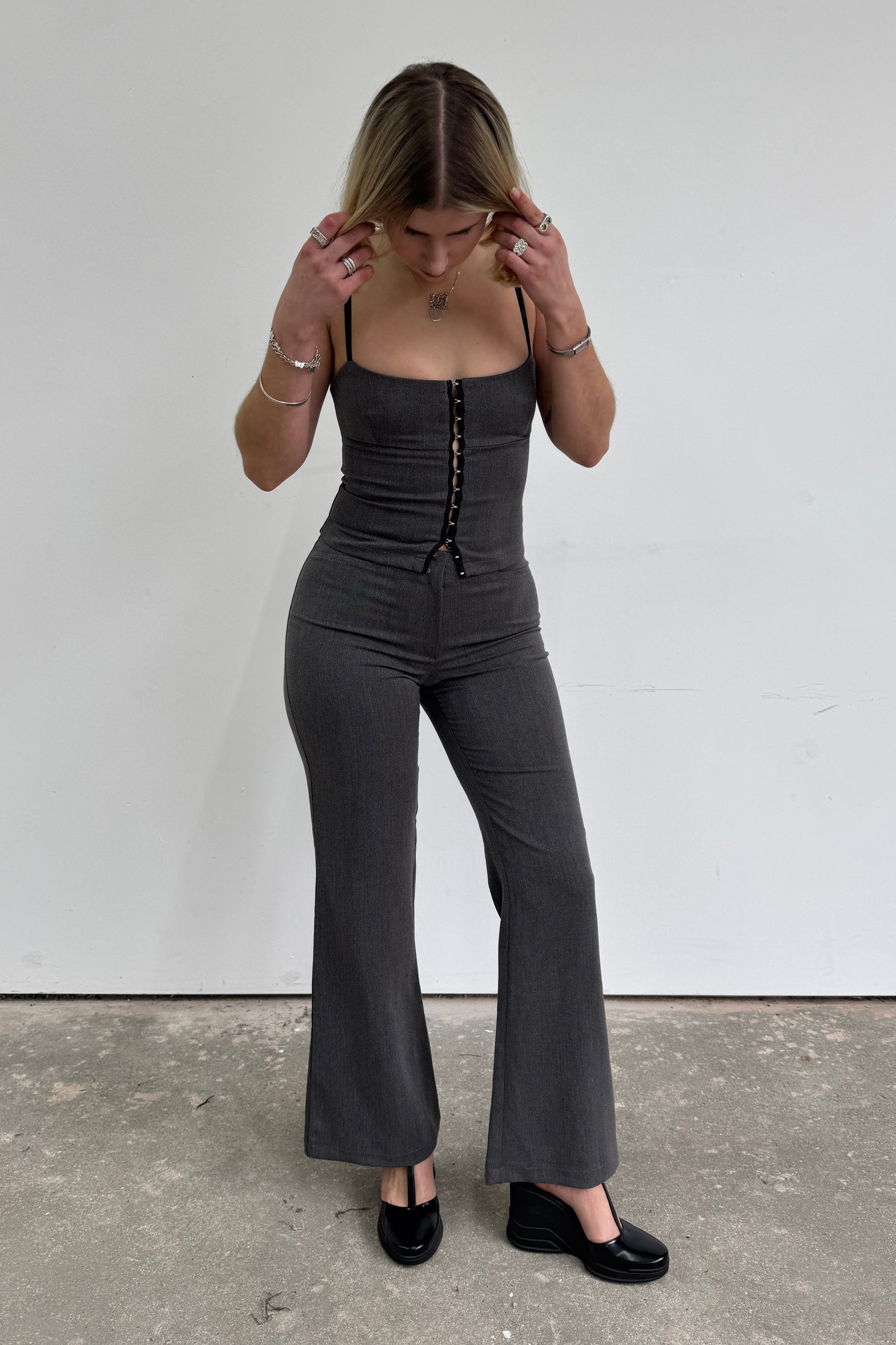 Elle Top - Grey – Isabella Vrana